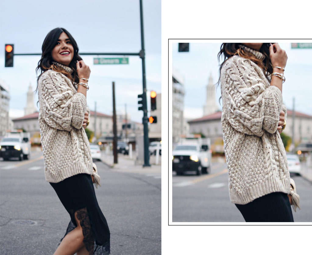 HOW TO LAYER SWEATERS WITH DRESSES - CHIC TALK