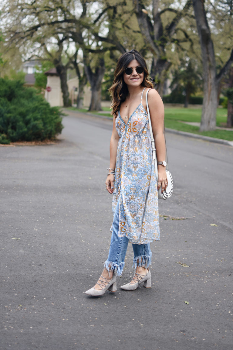 HOW TO STYLE A FLORAL TUNIC - CHIC TALK