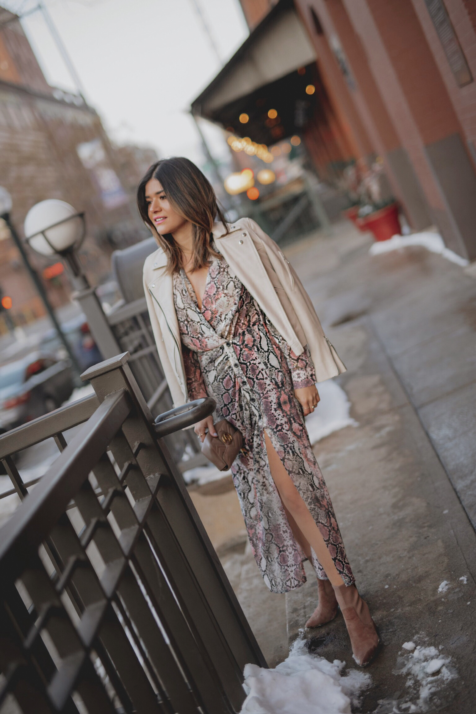 HOW TO STYLE A SNAKE PRINT DRESS - CHIC TALK