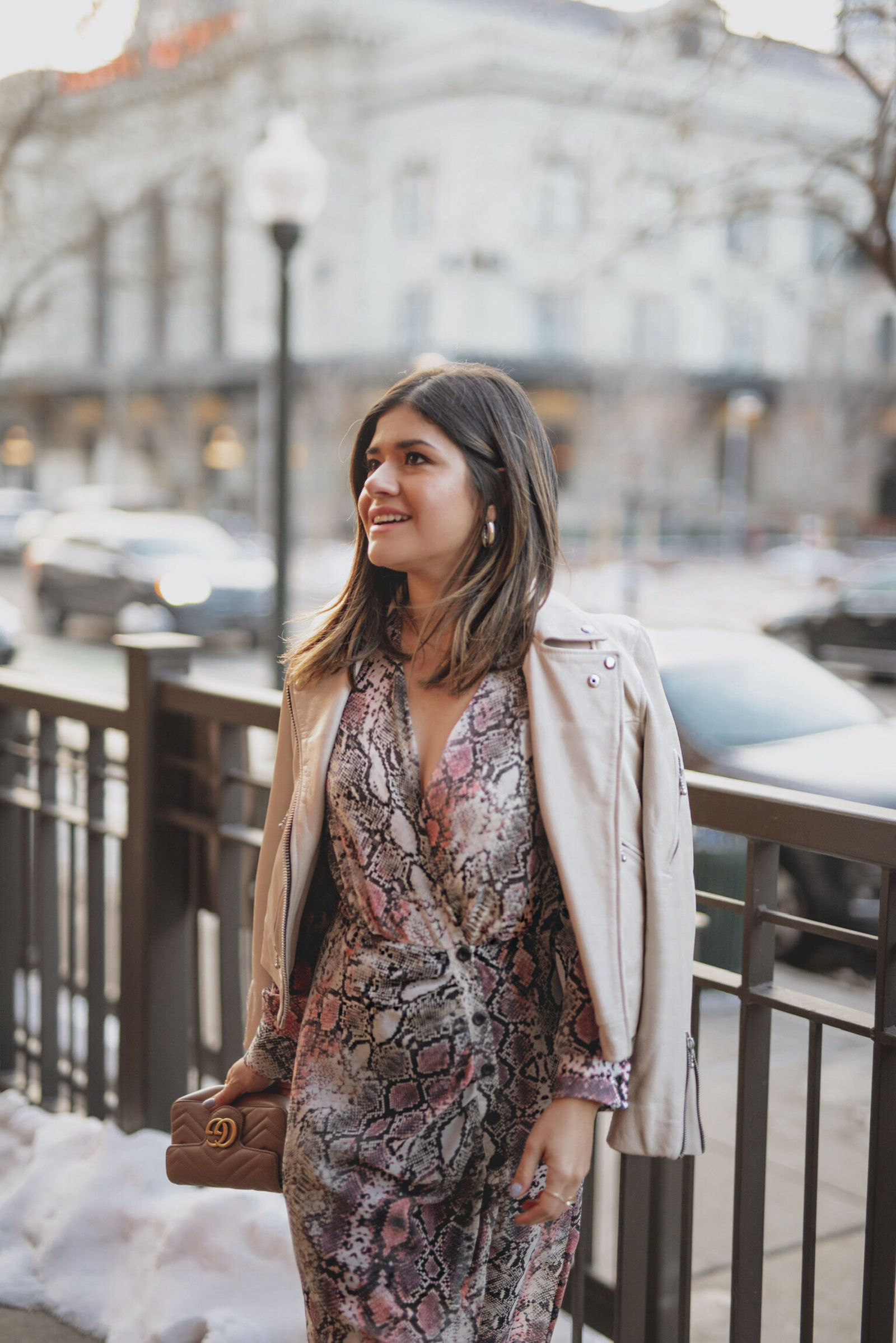 HOW TO STYLE A SNAKE PRINT DRESS - CHIC TALK