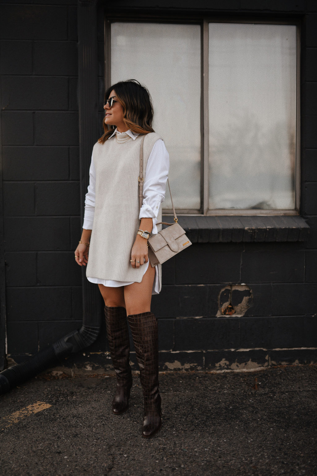 STYLING A SLEEVELESS SWEATER - CHIC TALK