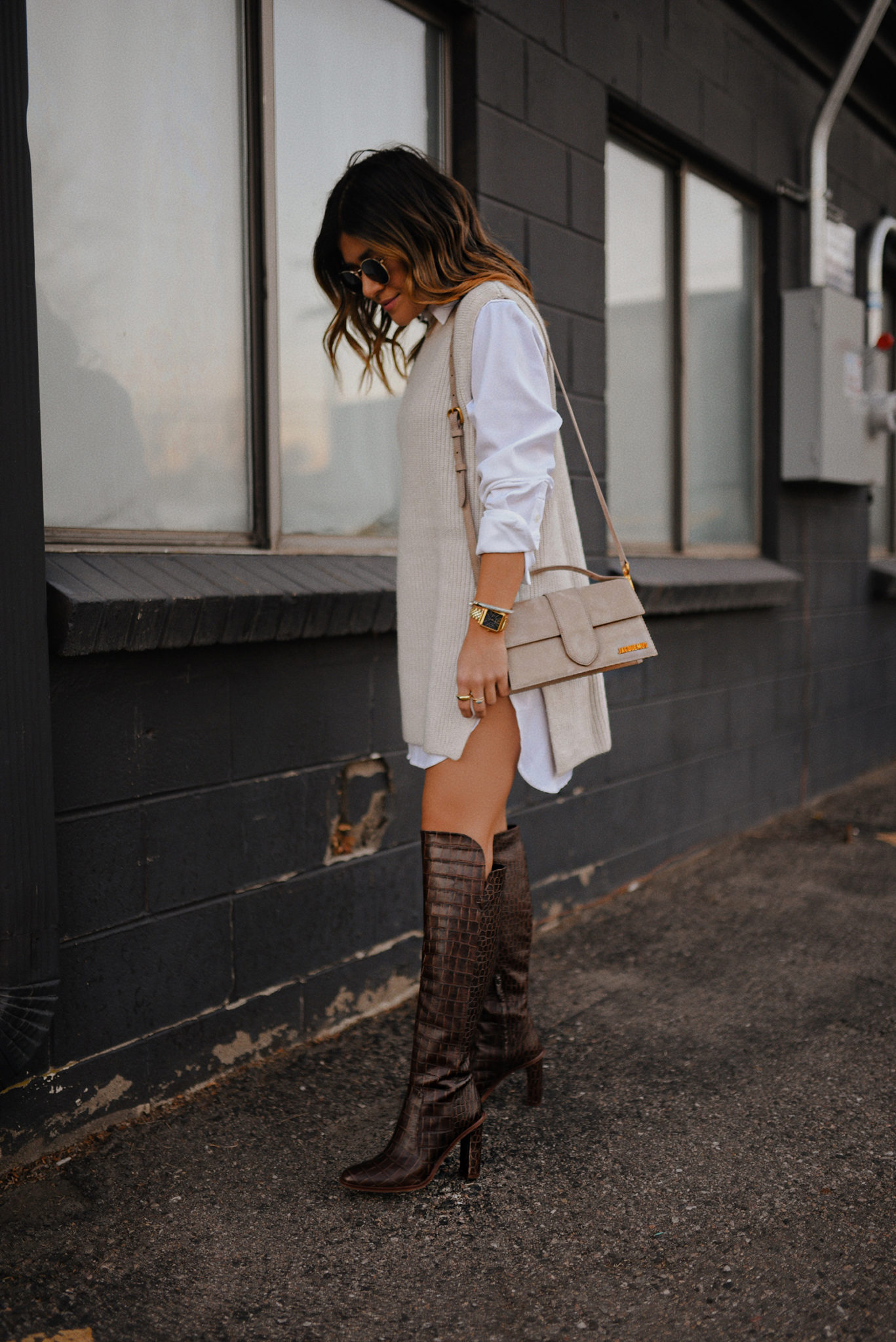 STYLING A SLEEVELESS SWEATER - CHIC TALK