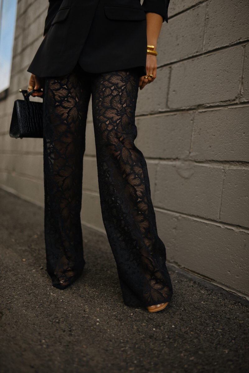 HOW TO STYLE LACE PANTS - CHIC TALK